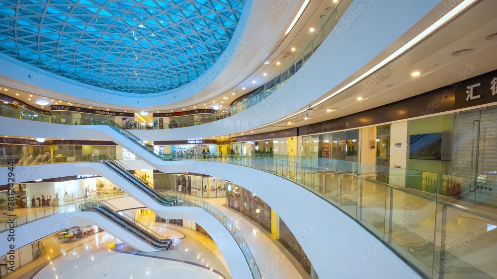 Beijing, China - Jan 9 2020: Galaxy Soho Building is an urban complex ...
