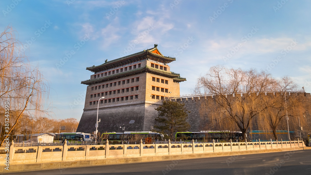 Deshengmen Archery Tower is a city gate that was once part of Beijing's ...