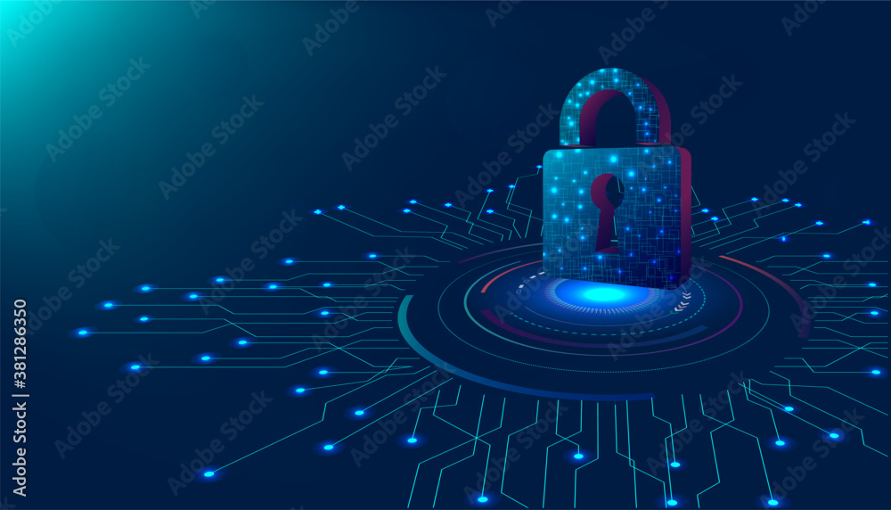Cyber security design Stock Vector | Adobe Stock