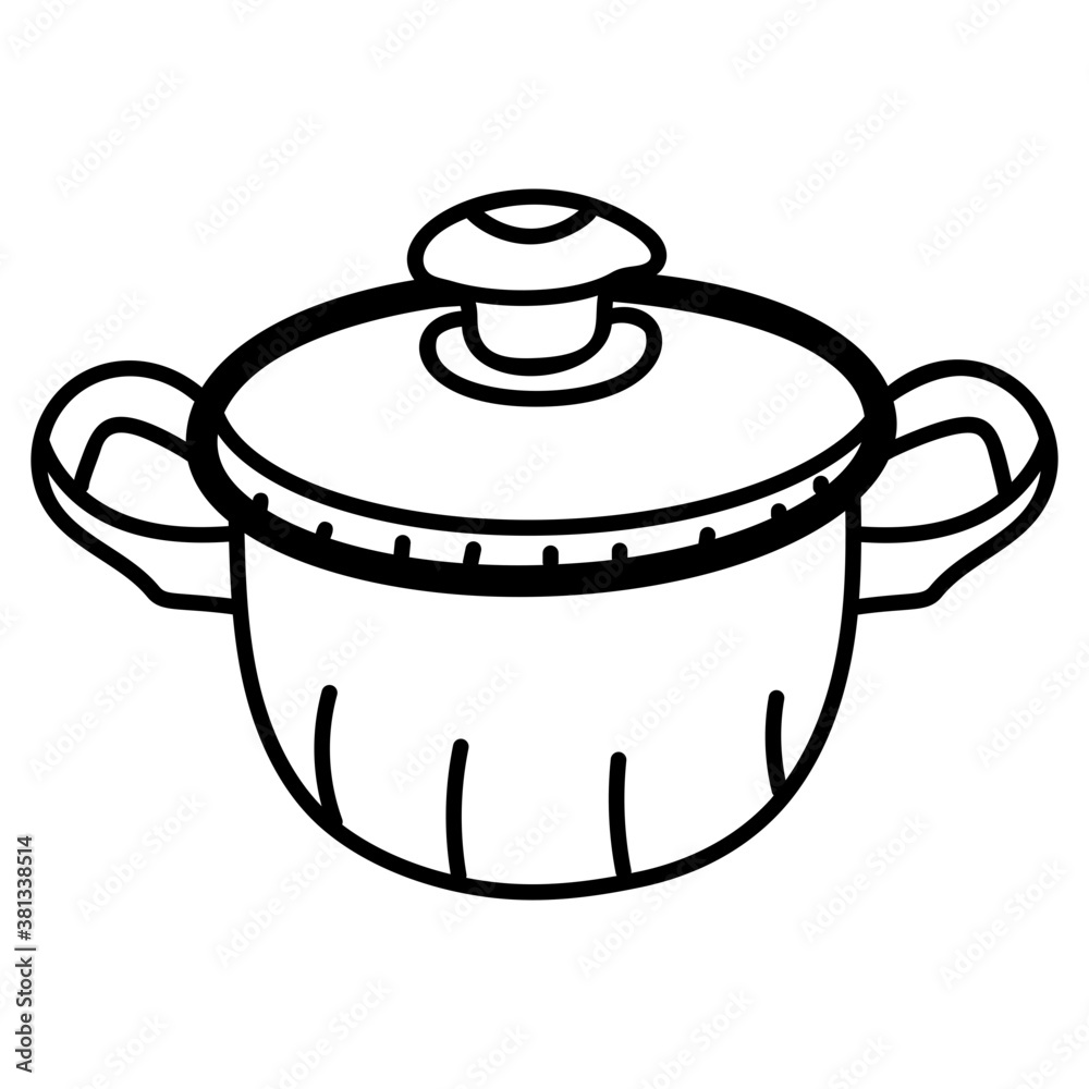 Cooking Carrossel Drawing Stock Vector | Adobe Stock