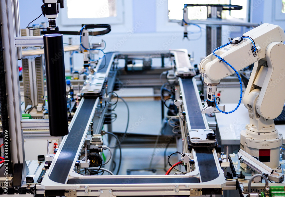 Foto Stock Industry 4.0 concept; artificial intelligence in smart ...