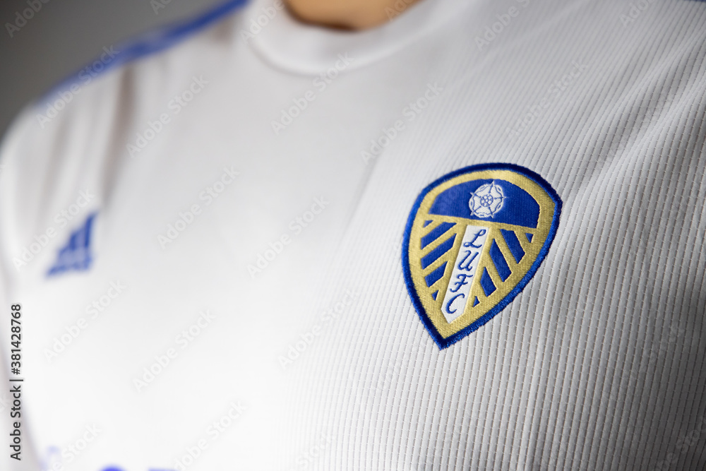Logo of Leed United Football Club on the Jersey Stock Photo | Adobe Stock