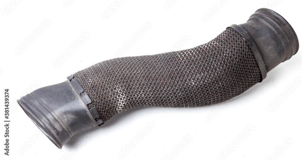 Air duct to the filter of intake manifold of the car engine foto de ...