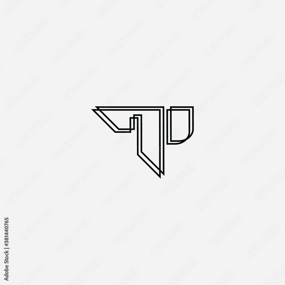 TP logo vector alphabet PT icon illustrations Stock Vector | Adobe Stock