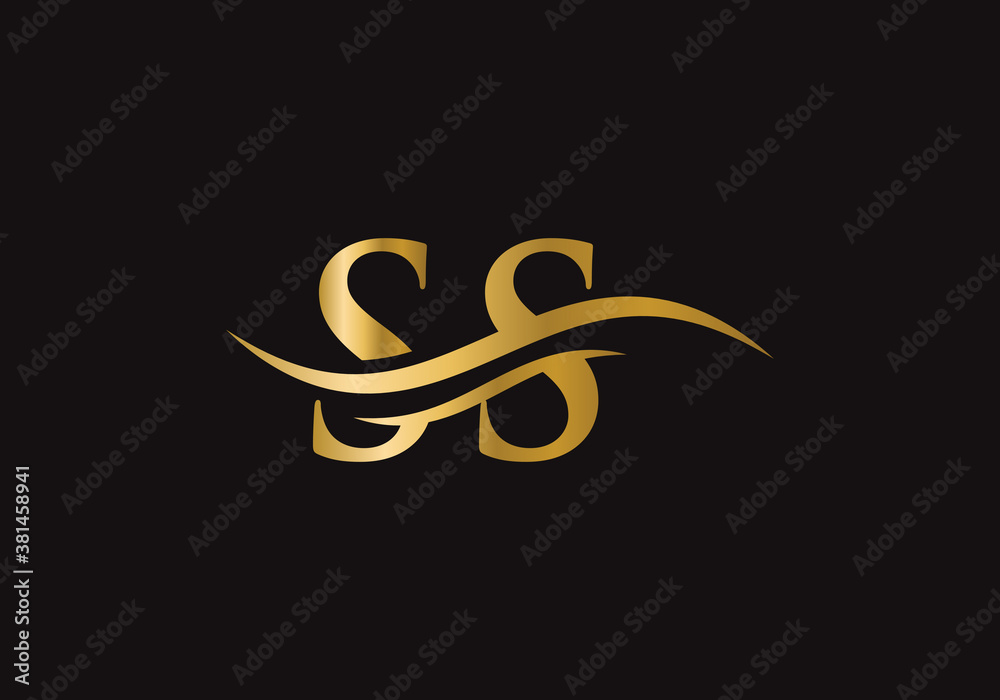 SS letters logo Modern Trendy for business sign. SS Logo design. Stock ...