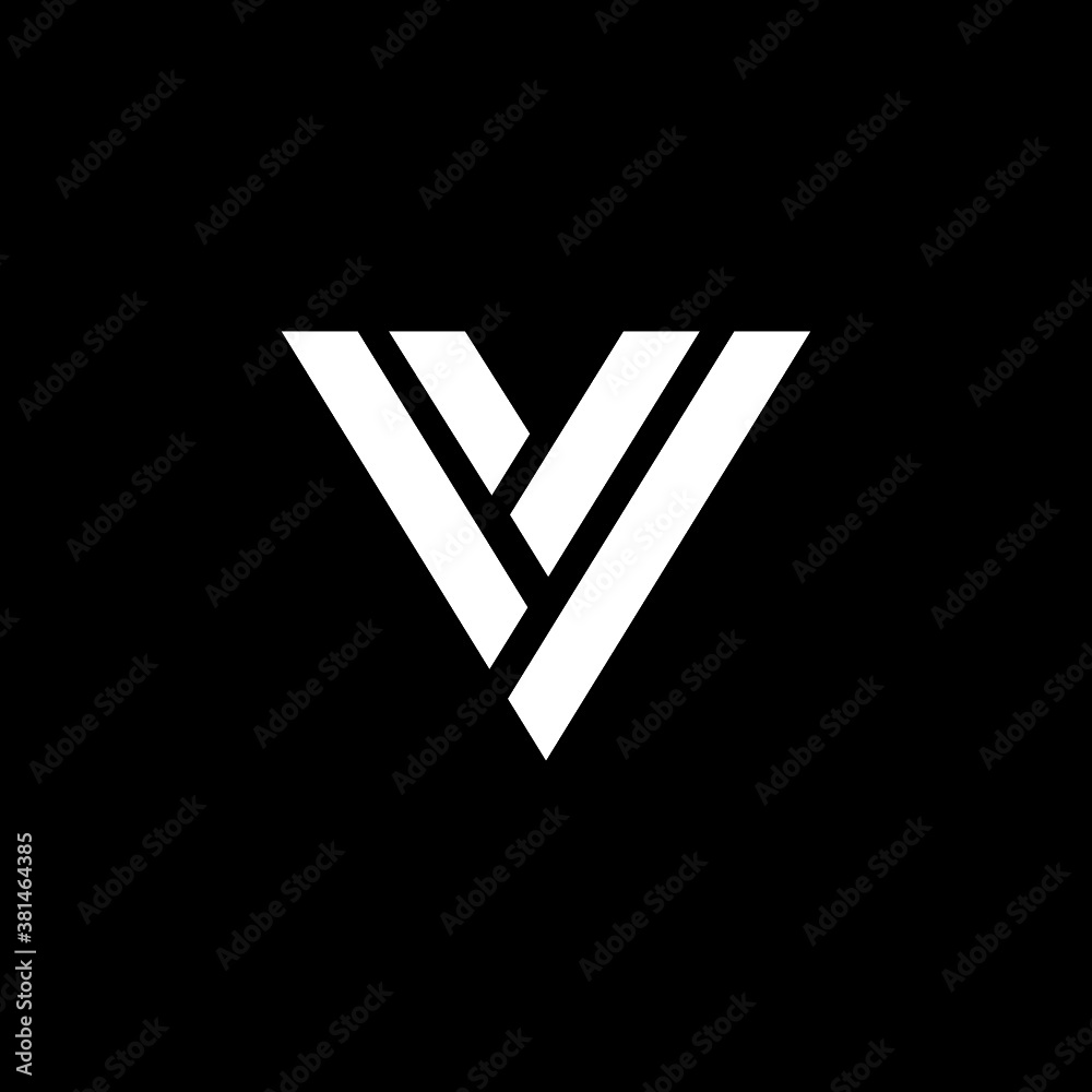 V logo vector color full alphabet icon illustrations Stock Vector ...