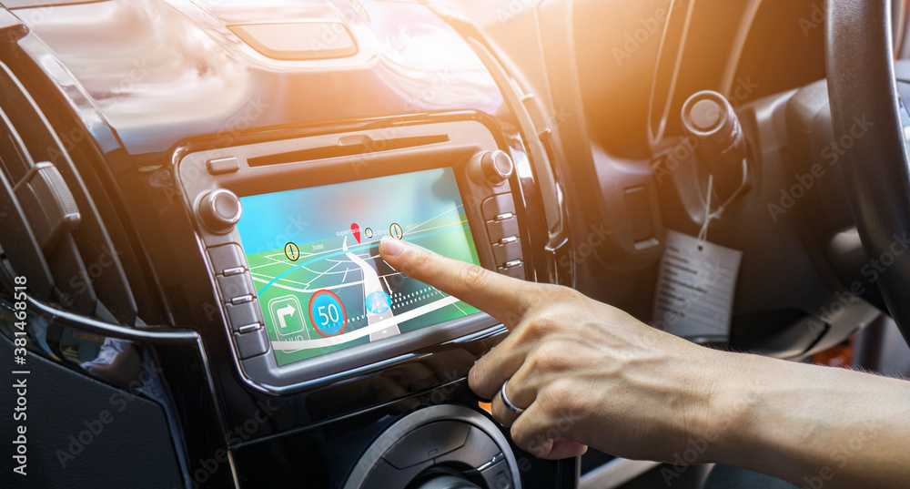 Car interactive touch selection technology dashboard user interface ...