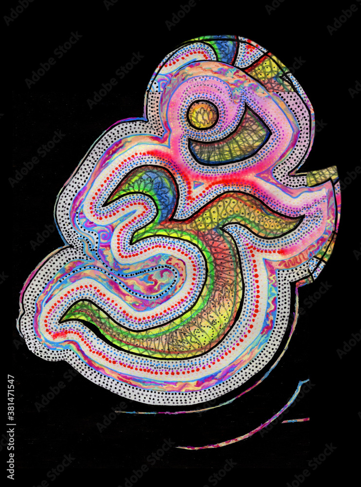 Om matra sagrado, divino Brahaman y universo entero, Omkara aum ...