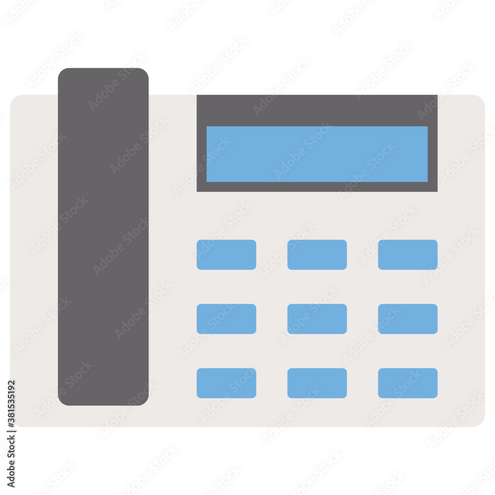 Landline Stock Vector | Adobe Stock