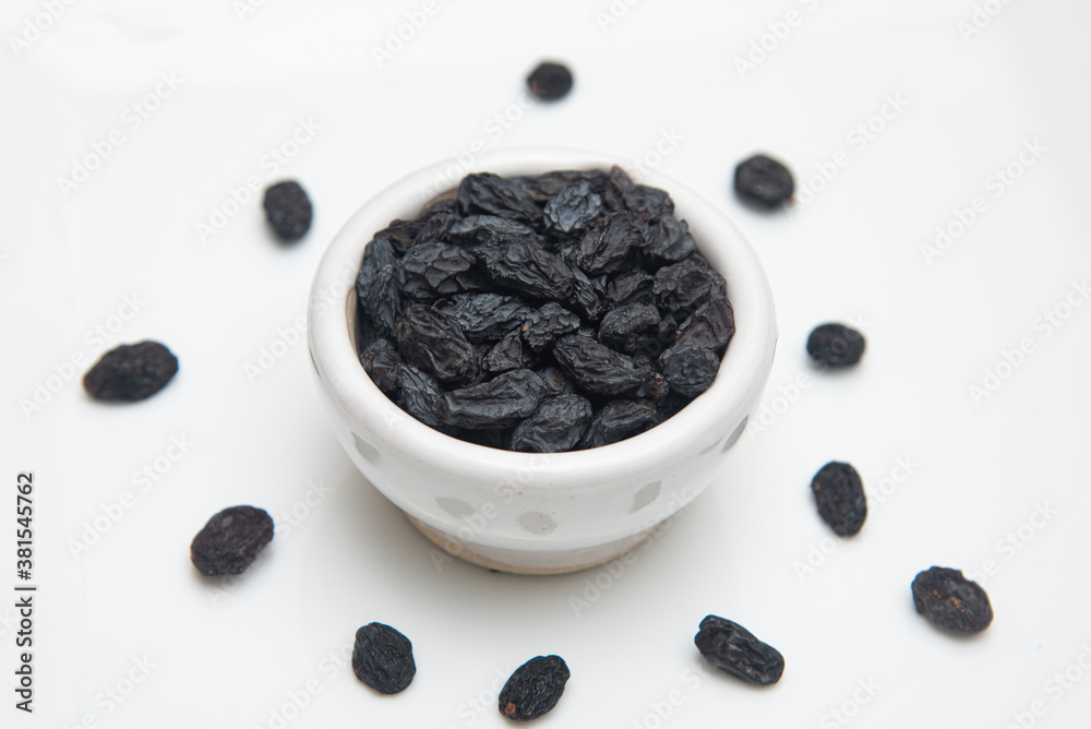 Black raisins or dried black grapes organic dried grapes healthy sweet ...