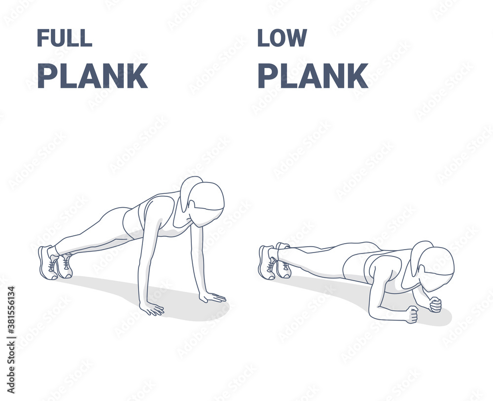 Low Plank From Elbows