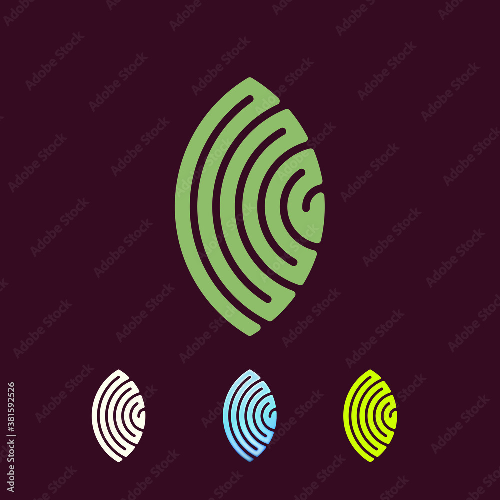 SPIRAL LOGO Stock Vector | Adobe Stock