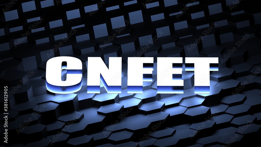 CNFET acronym (Carbon nanotube field-effect transistor) Stock ...