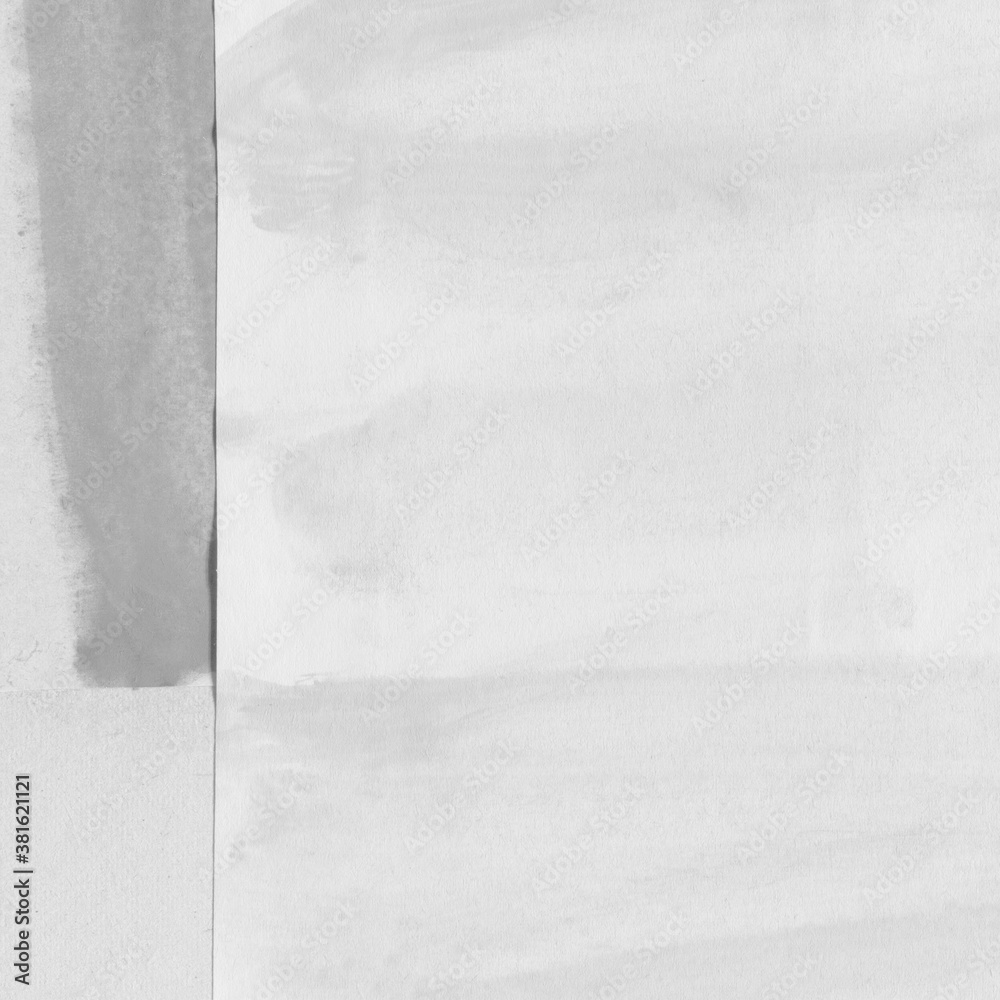 White torn paper collage close-up. Texture made from various paper and ...