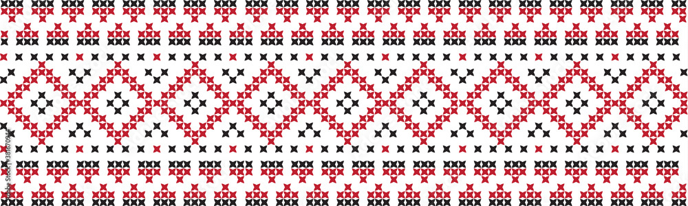 embroidered Ukrainian national pattern crossembroidered cross ukrainian ...
