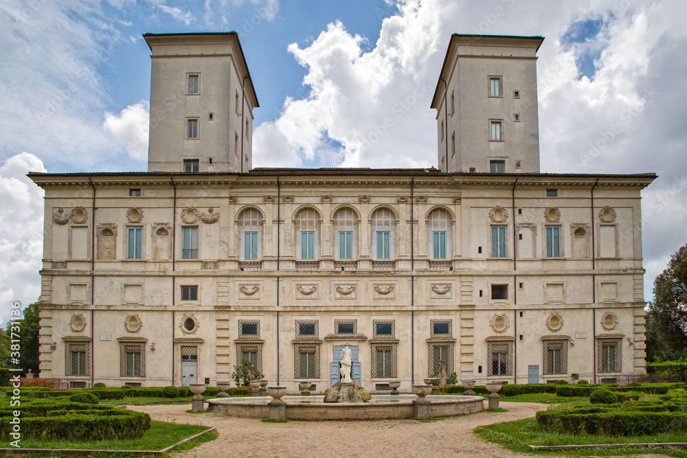 The Villa Borghese park is one of the most popular gardens in Rome. In ...