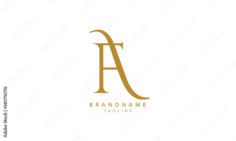 Alphabet letters Initials Monogram logo FA, AF, F and A Stock Vector ...