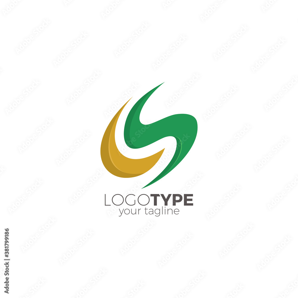 CS logo Simple Stock Vector | Adobe Stock