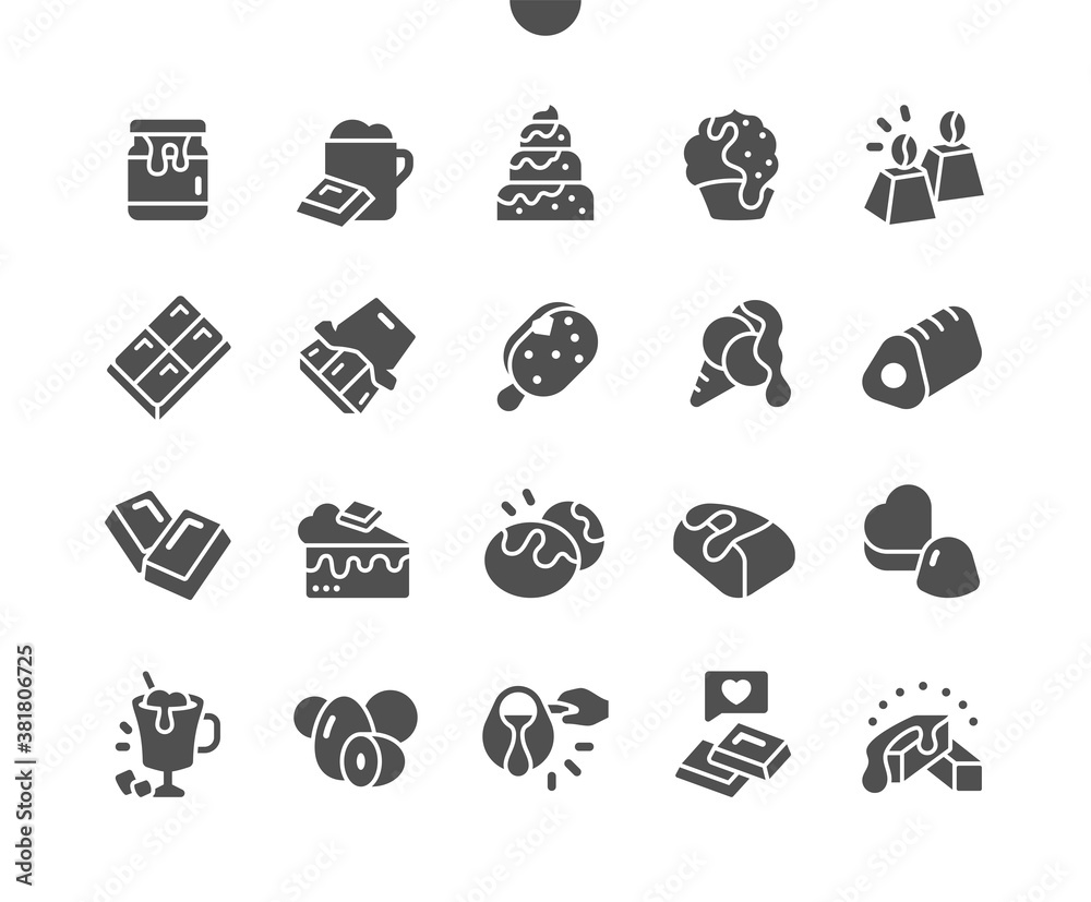 Chocolate. Lumps, shavings, cocoa. Assorted chocolates. Milk chocolate ...