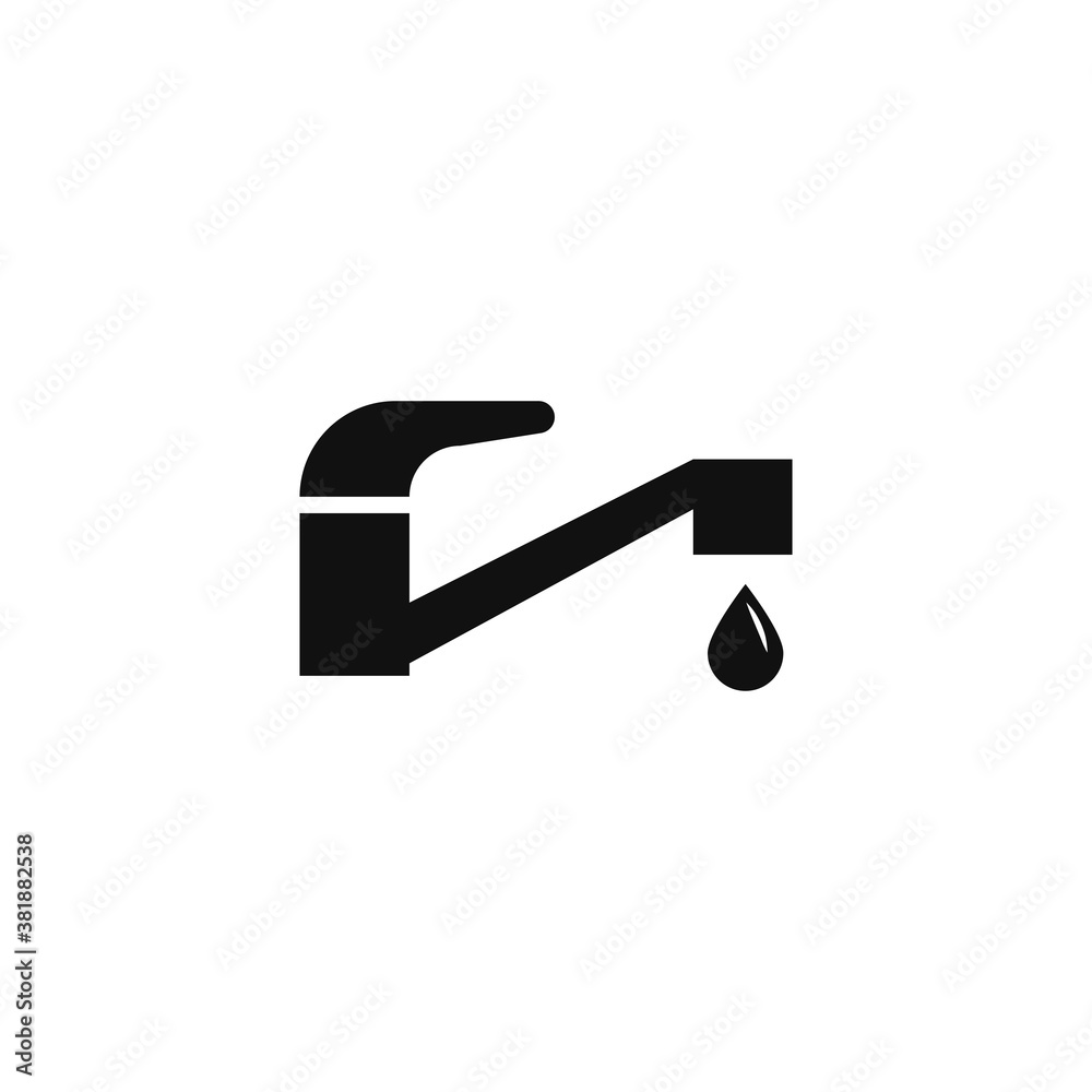 Tap icon for your website, logo, app, UI, product print. Tap concept ...