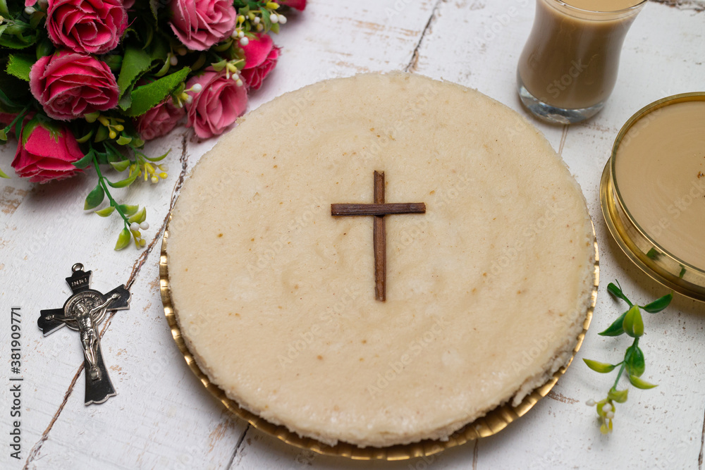 Pesaha Appam, Bread ,Paal religious Christian food on Maundy Thursday ...