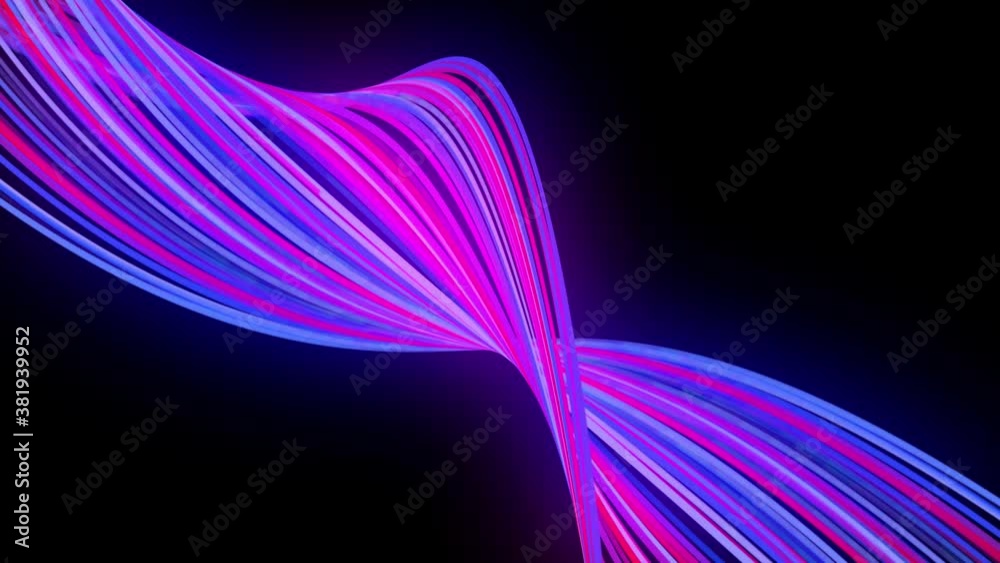 Light flow bg in 4k. Abstract looped background with light trails ...