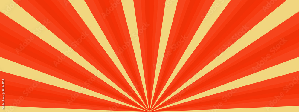 Orange Starburst Graphic