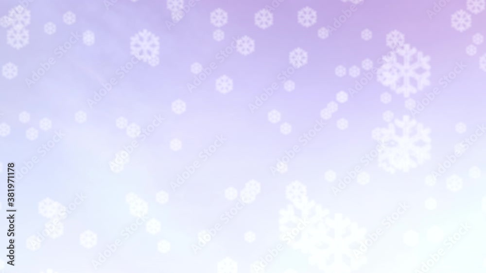 intro animation with snow falling for opening , logo, transition and ...