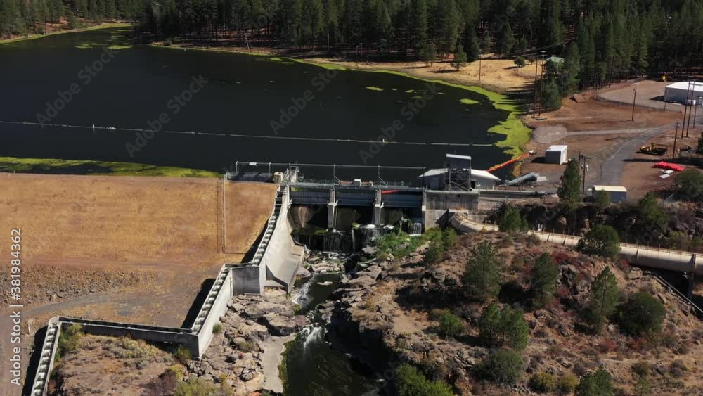 The J.C. Boyle Dam on the Klamath River is one of four dams slated to ...