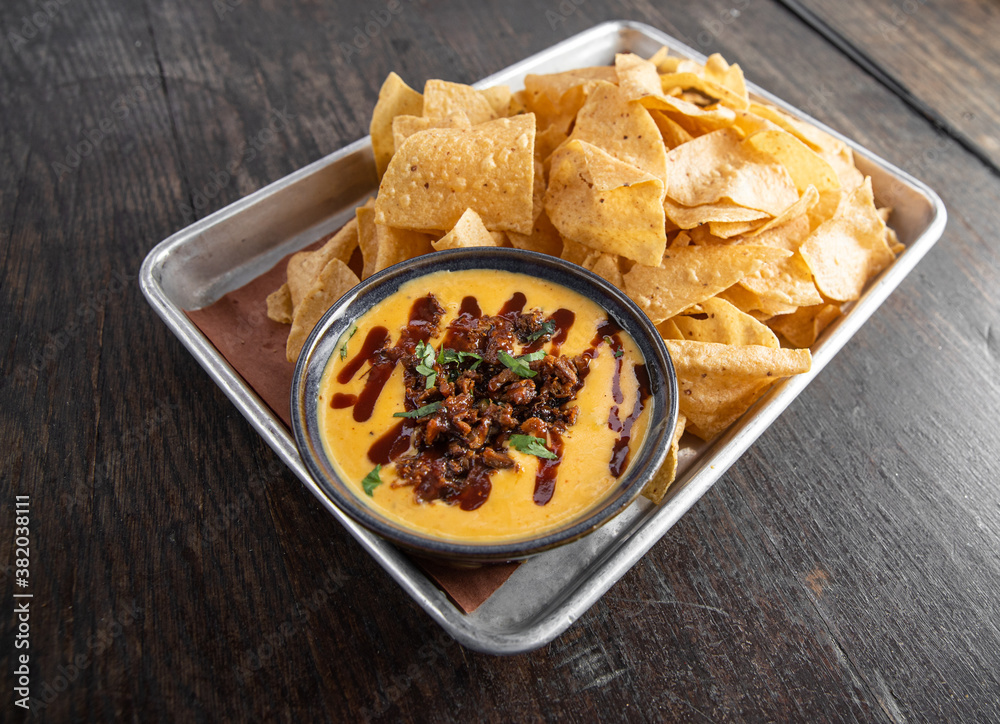 Chips and Queso Stock Photo | Adobe Stock