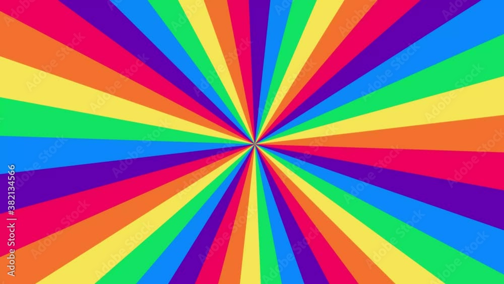 Video „Spectrum psychedelic optical illusion. Abstract rainbow hypnotic ...