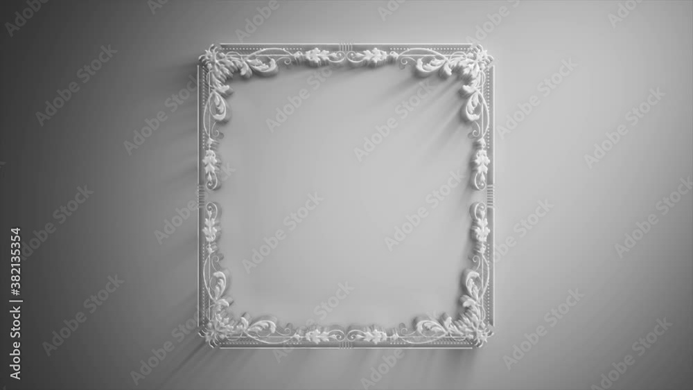 White Soft Banner Background Reveal Animation/ 4k animation of an ...