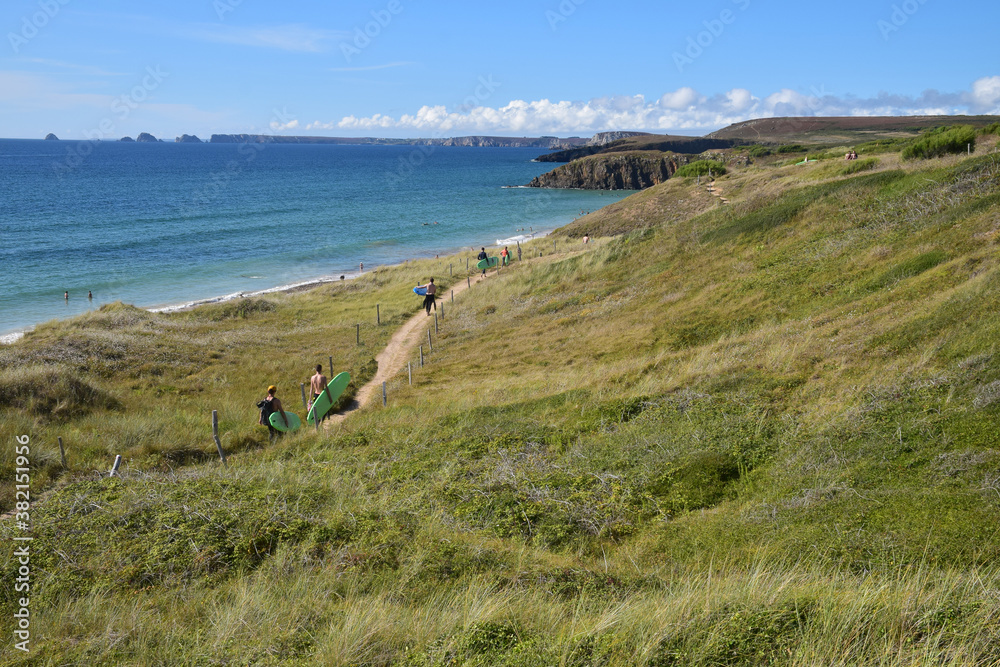 L'Océan Atlantique à la Plage de la Palue Stock Photo | Adobe Stock
