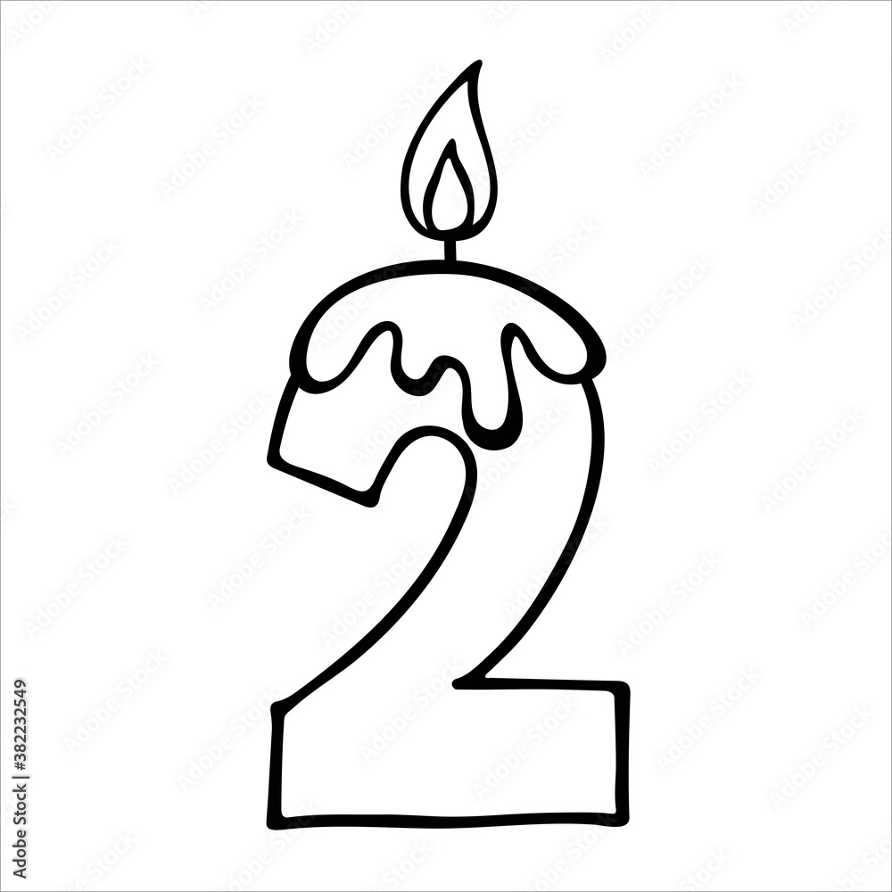 First Birthday Clip Art Black And White