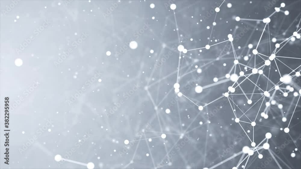 3d abstract plexus shapes Connection and web concept Loop Background. communication and ...