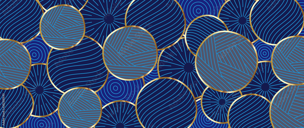 Wallpaper Pattern Modern Blue