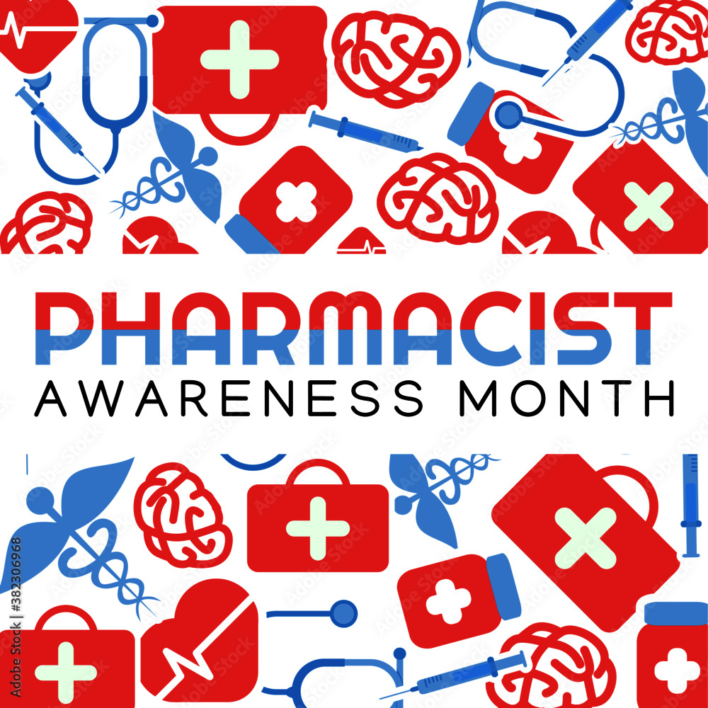 vector graphic of pharmacist awareness month good for pharmacist ...
