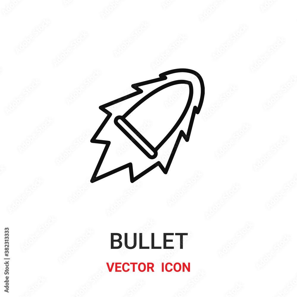 bullet icon vector symbol. bullet symbol icon vector for your design ...