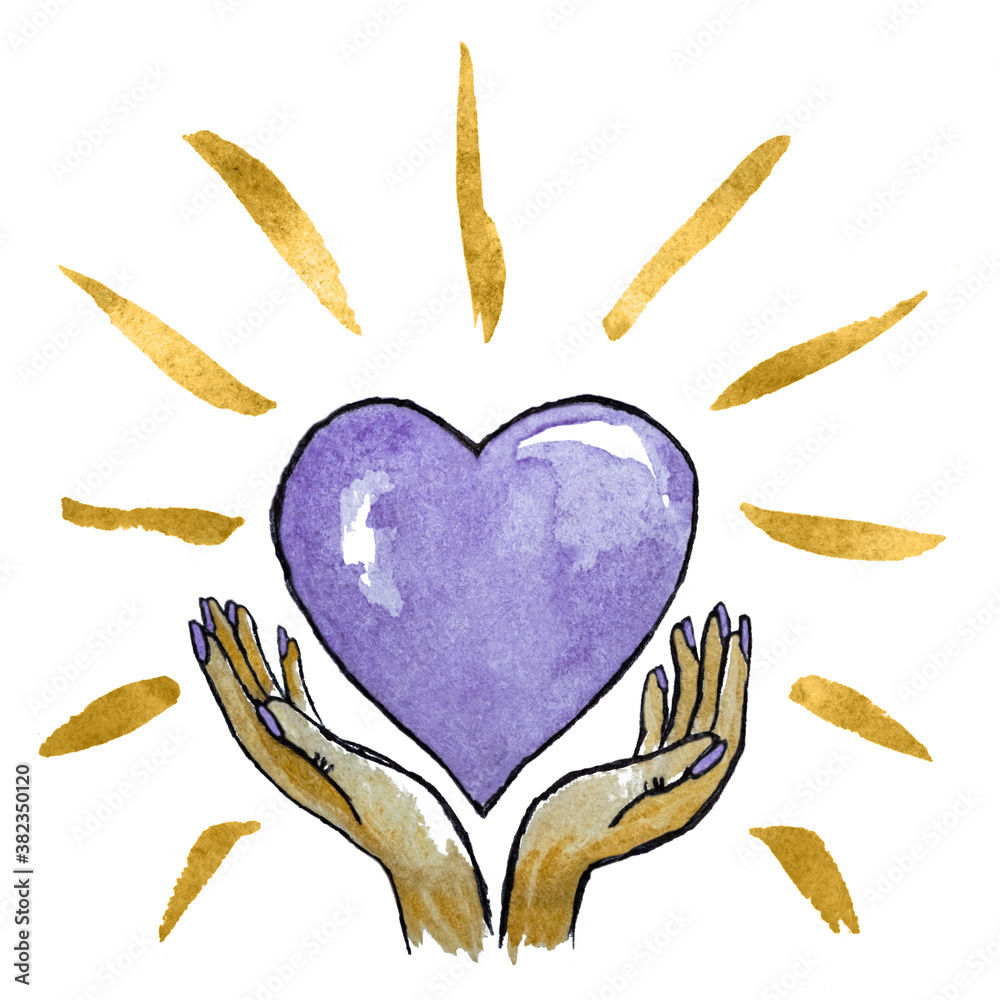 Glowing Heart Clipart