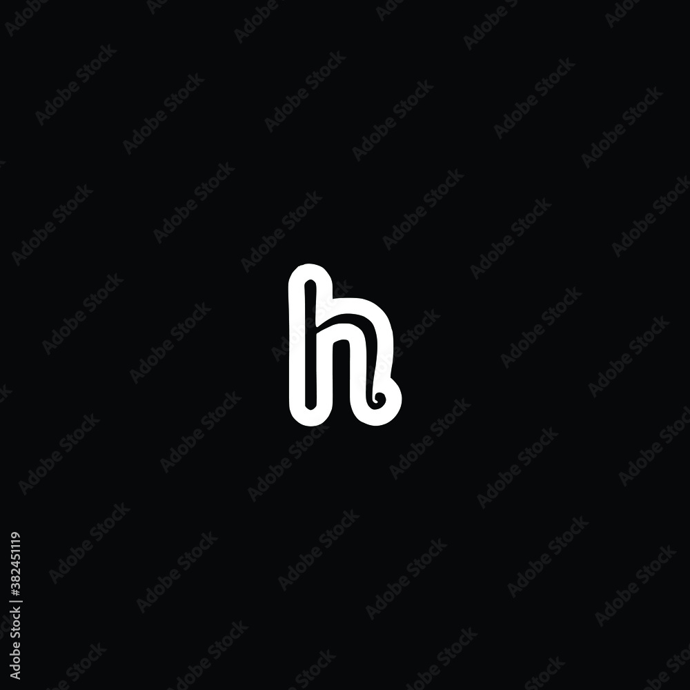 H Letter Small letter Kids Fashion Logo Vector Icon Editable free ...