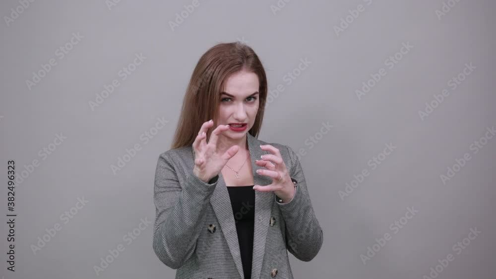 Claw hands, hand gesture and sign, scary desperate, showing claws ...