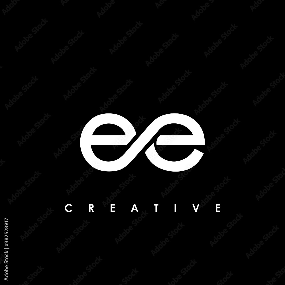 EE Letter Initial Logo Design Template Vector Illustration Stock Vector ...