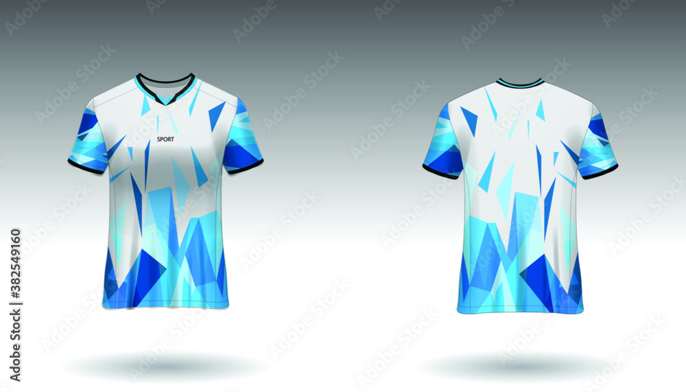Sport design template football jersey vector for football club. uniform ...