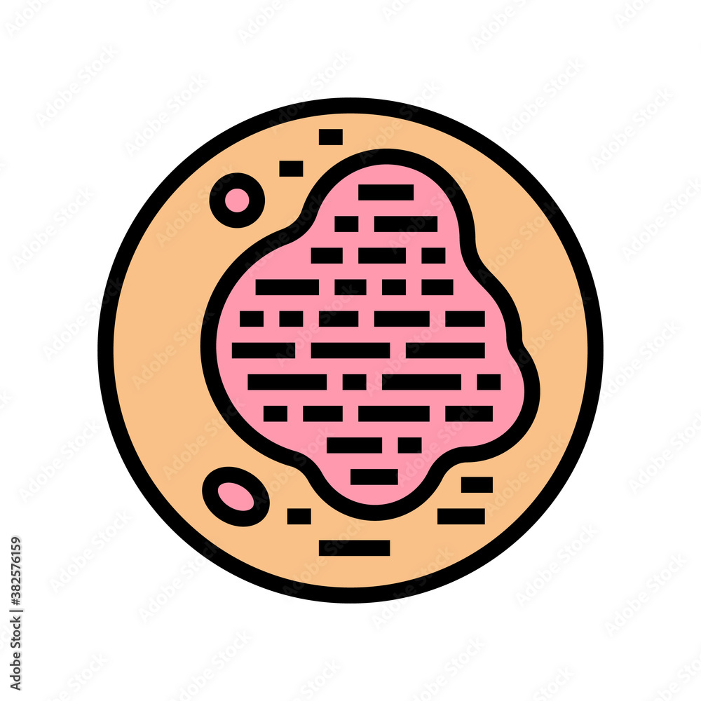 psoriasis skin disease color icon vector. psoriasis skin disease sign ...