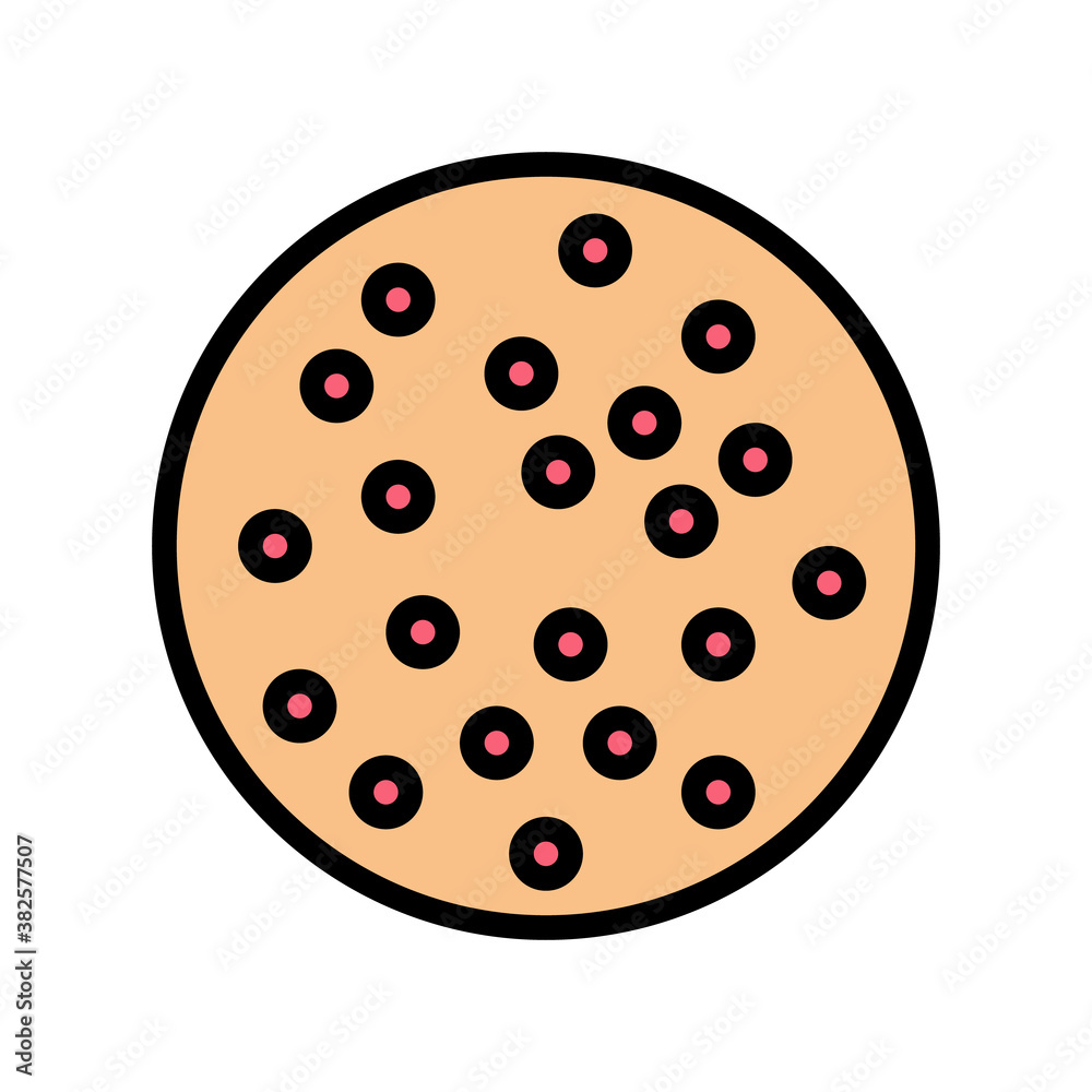 Lichen Planus Skin Disease Color Icon Vector Lichen Planus Skin