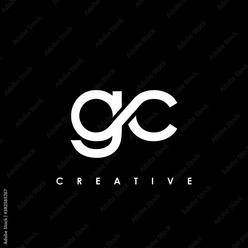 Vetor de GC Letter Initial Logo Design Template Vector Illustration do ...