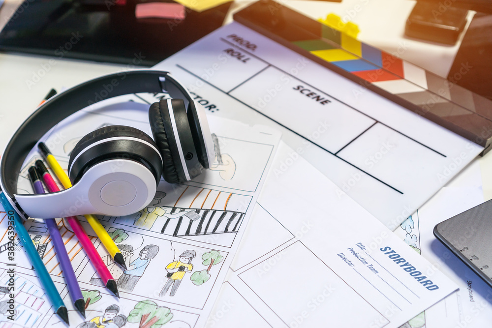 Foto de Storyboard Video for Pre-production on film movie concept ...