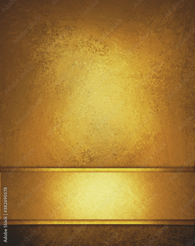 elegant yellow gold background with abstract vintage grunge background ...