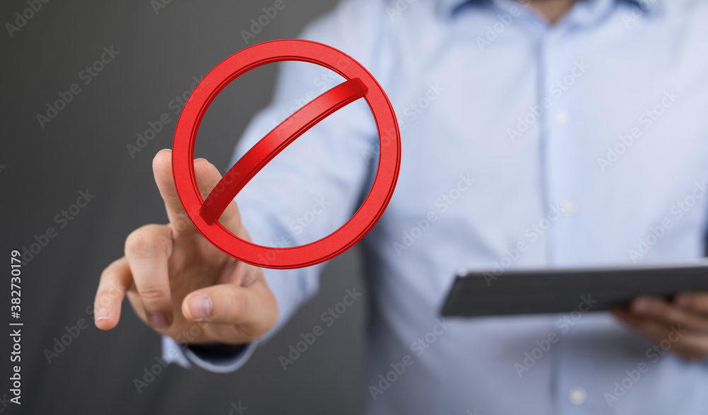 warning stop sign attention symbol Stock Photo | Adobe Stock
