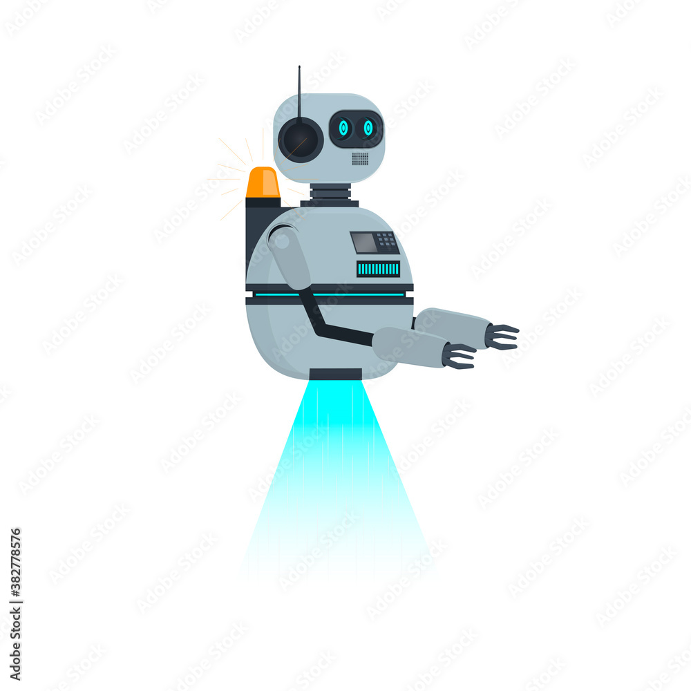 Robot Android. System robot, vector illustration Stock Vector | Adobe Stock